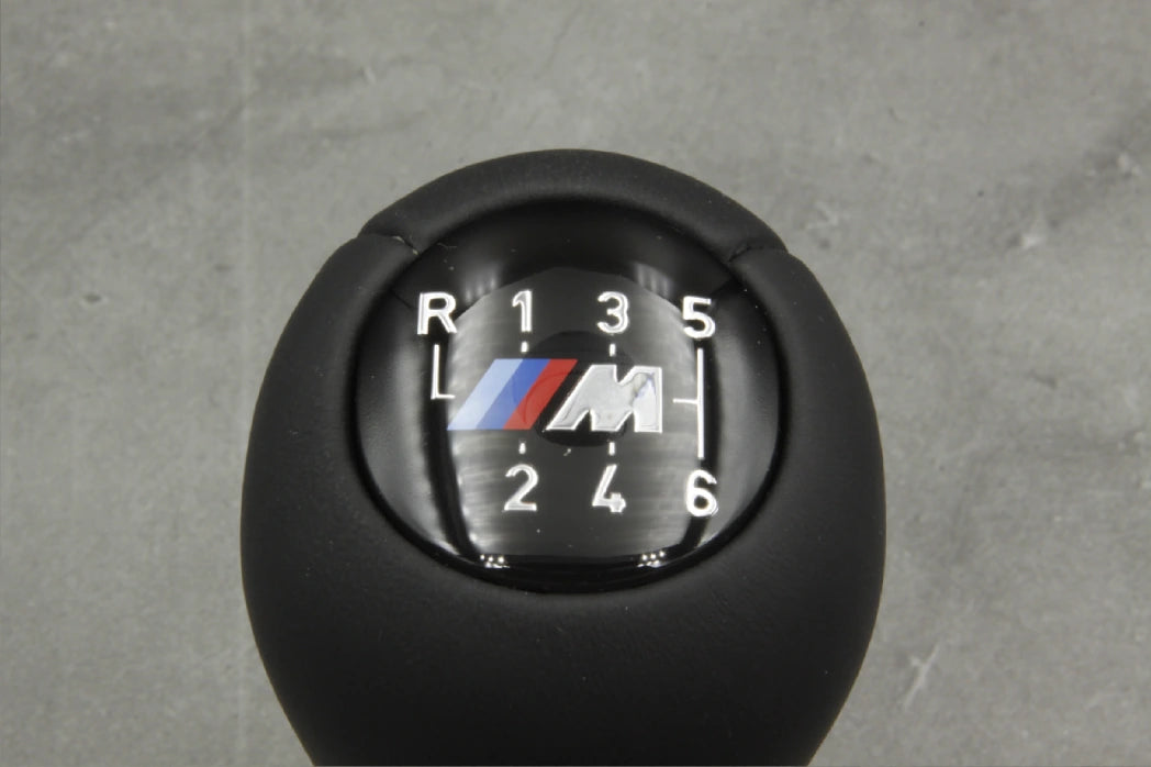 Genuine 6 Speed Leather M-Tech Shifter Knob - 25117896886 – Bavarian ...