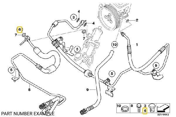 Genuine BMW - 22mm Hex Hydraulic Banjo Bolt – 32416852470 – Bavarian ...