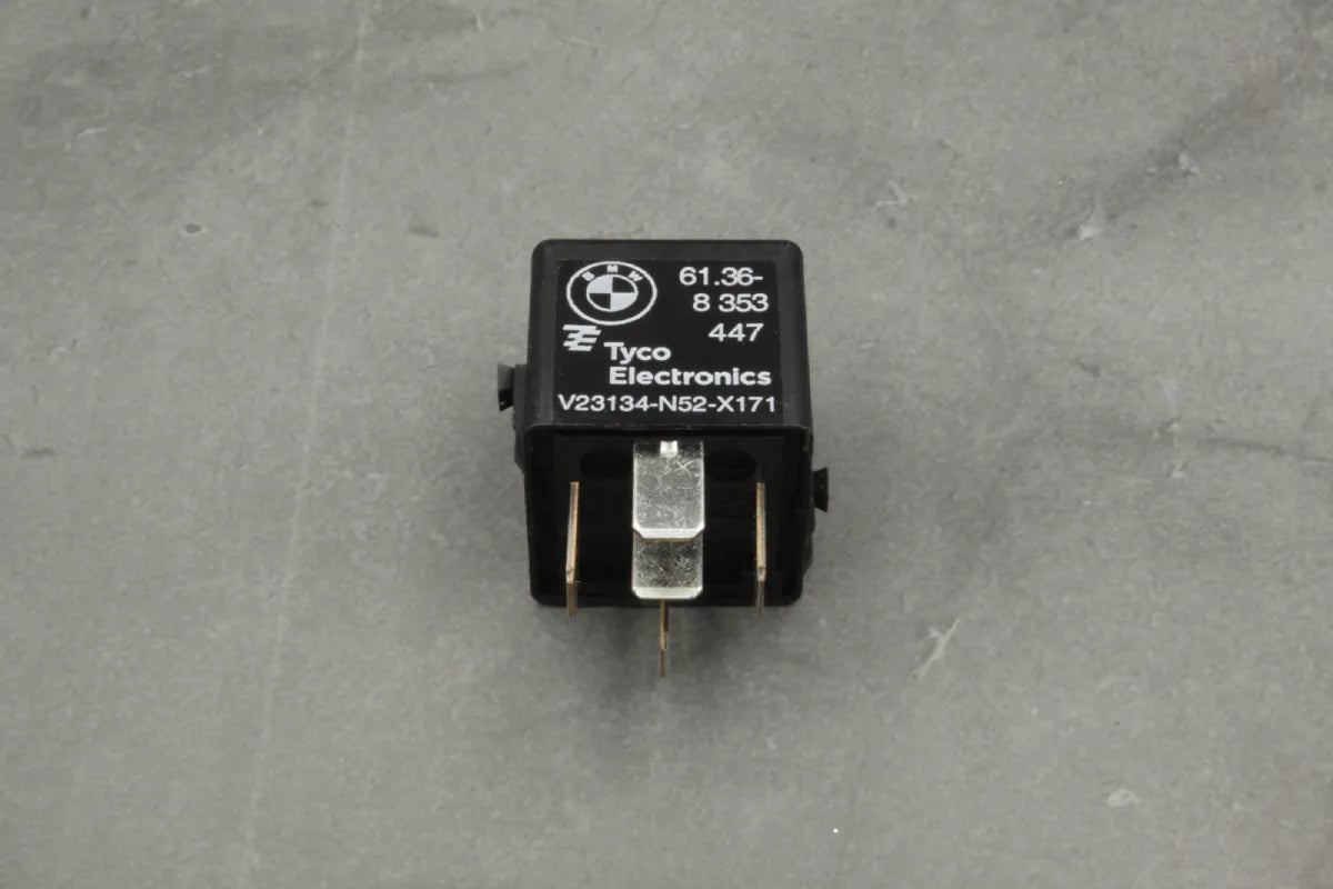 BMW Relay Black – 61368353447 - E12 E21 E23 E24 E28 E30 E36 E38 Z3 ...