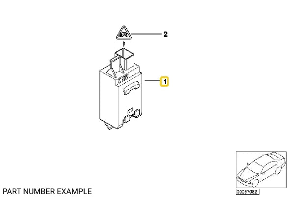 AUC Climate Control Sensor – 64116917001 E32 E34 E36 E39 E46 X3 X5 Z4 ...