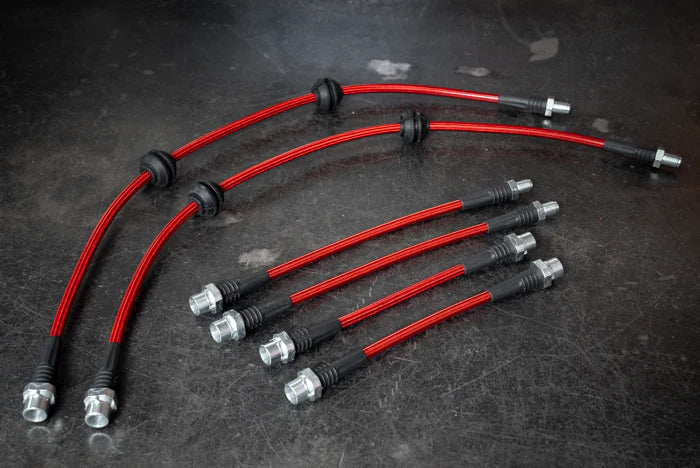 BMW E9X M3 / E8X 1M Stainless Steel Complete Brake Line Kit – Bavarian ...