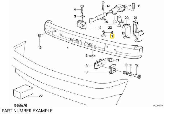 Genuine BMW Shim - 51111953643 - E30 E34 – Bavarian Speed Shop