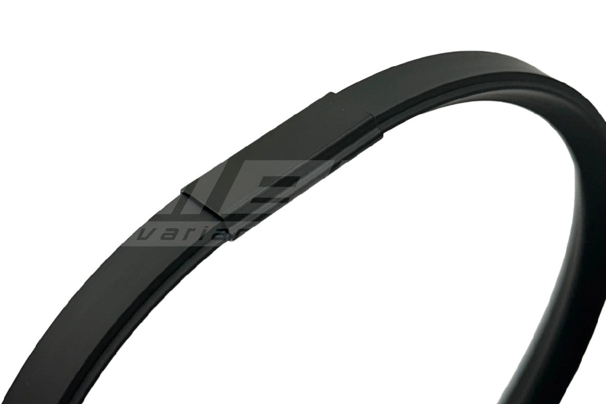 Front Windshield Moulding Set - Black / Late 51311906604 51311968445 ...