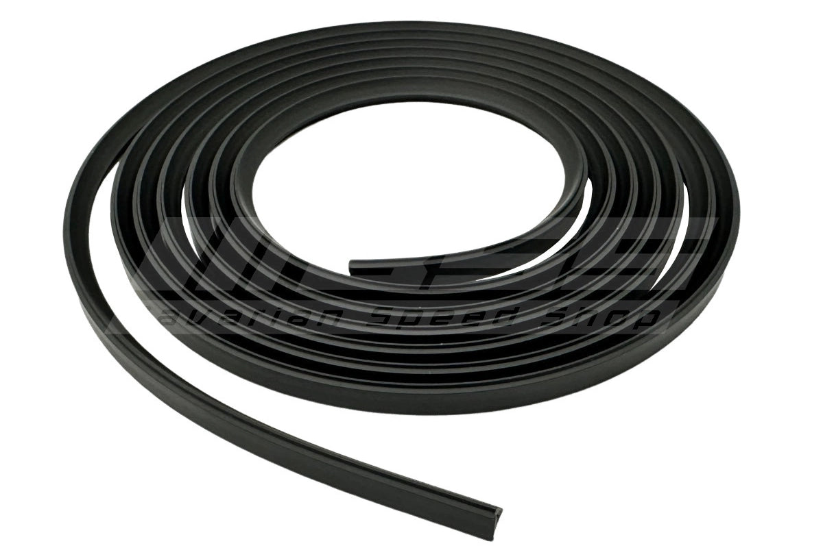 Front Windshield Moulding Set - Black / Late 51311906604 51311968445 ...