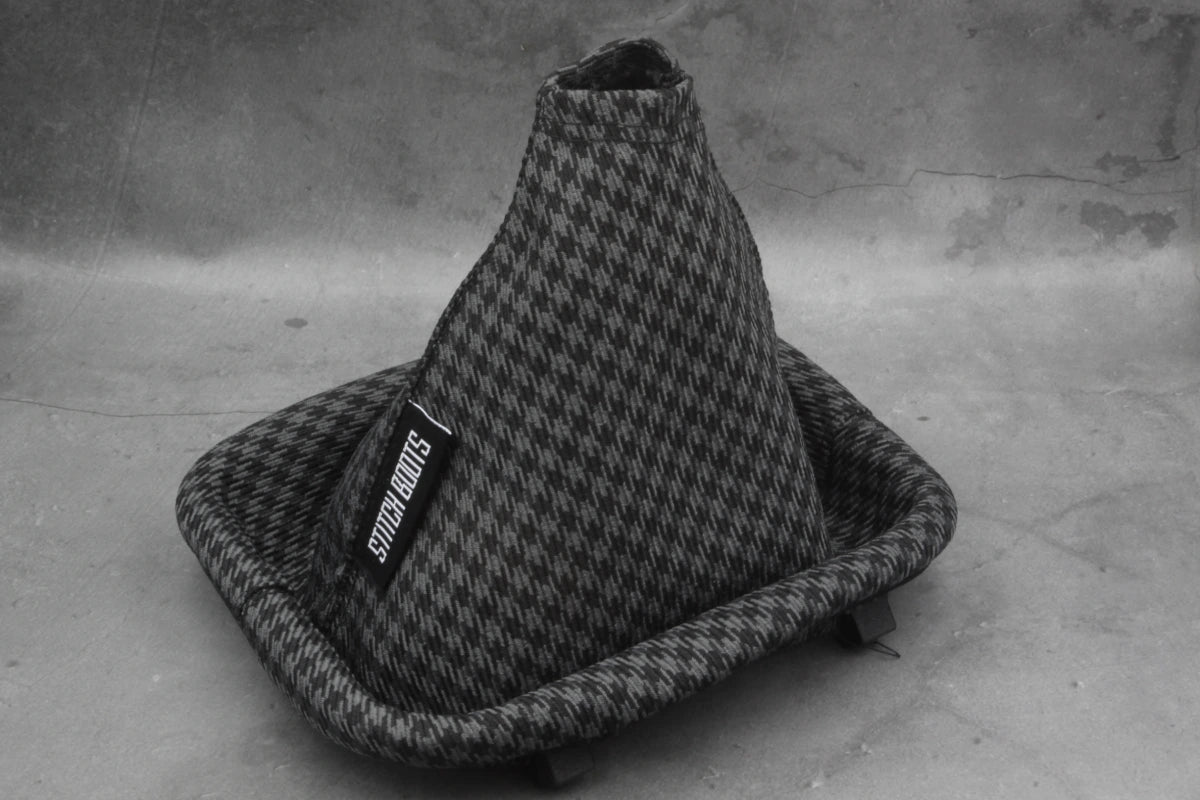 Charcoal Houndstooth Shift Boot – Bavarian Speed Shop