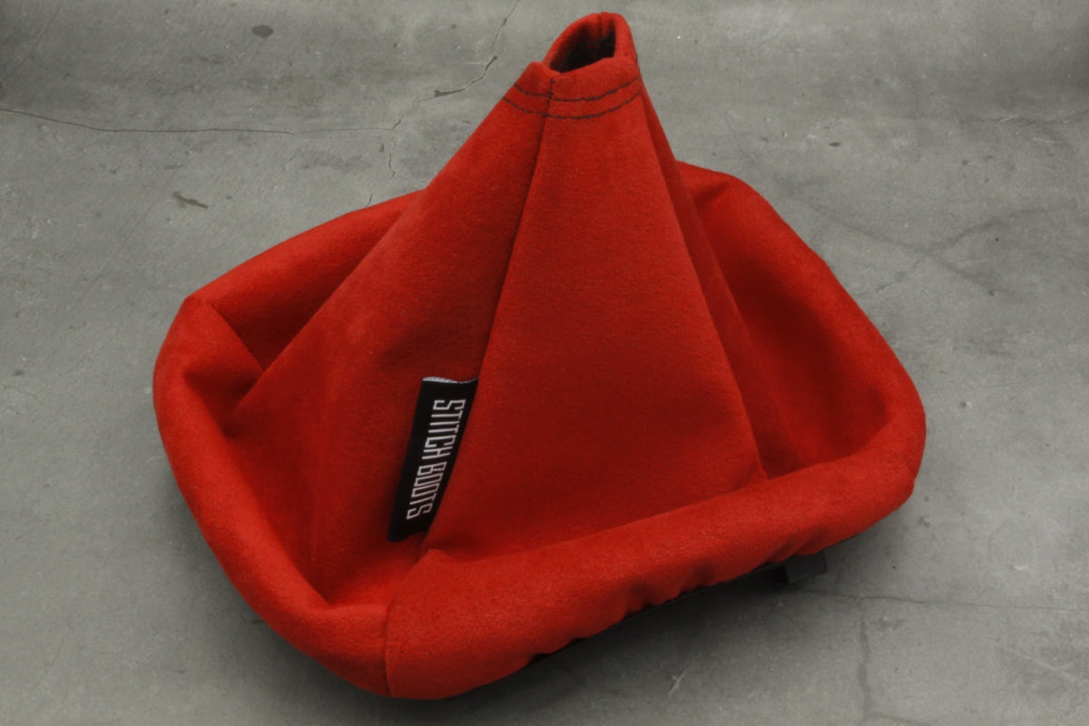 Red Alcantara Shift Boot – Bavarian Speed Shop