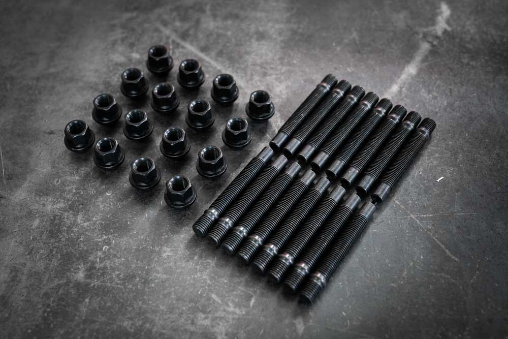 Competition Wheel Stud Conversion Kit 4 Lug + Nuts - M12 x 1.5 ...